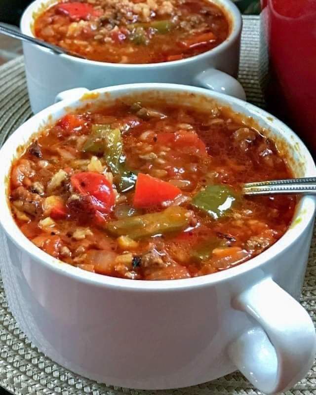 Stuffed pepper soup – HEALTH AND TIPS
